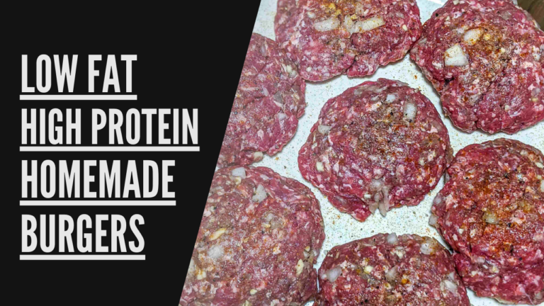 Low Fat, High Protein, Homemade Burgers - Straker Nutrition Co.